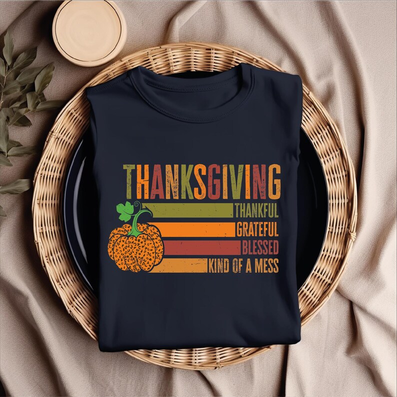 Retro Thanksgiving Dtf Transfer, Thanksgiving Grateful Dtf Transfer ...
