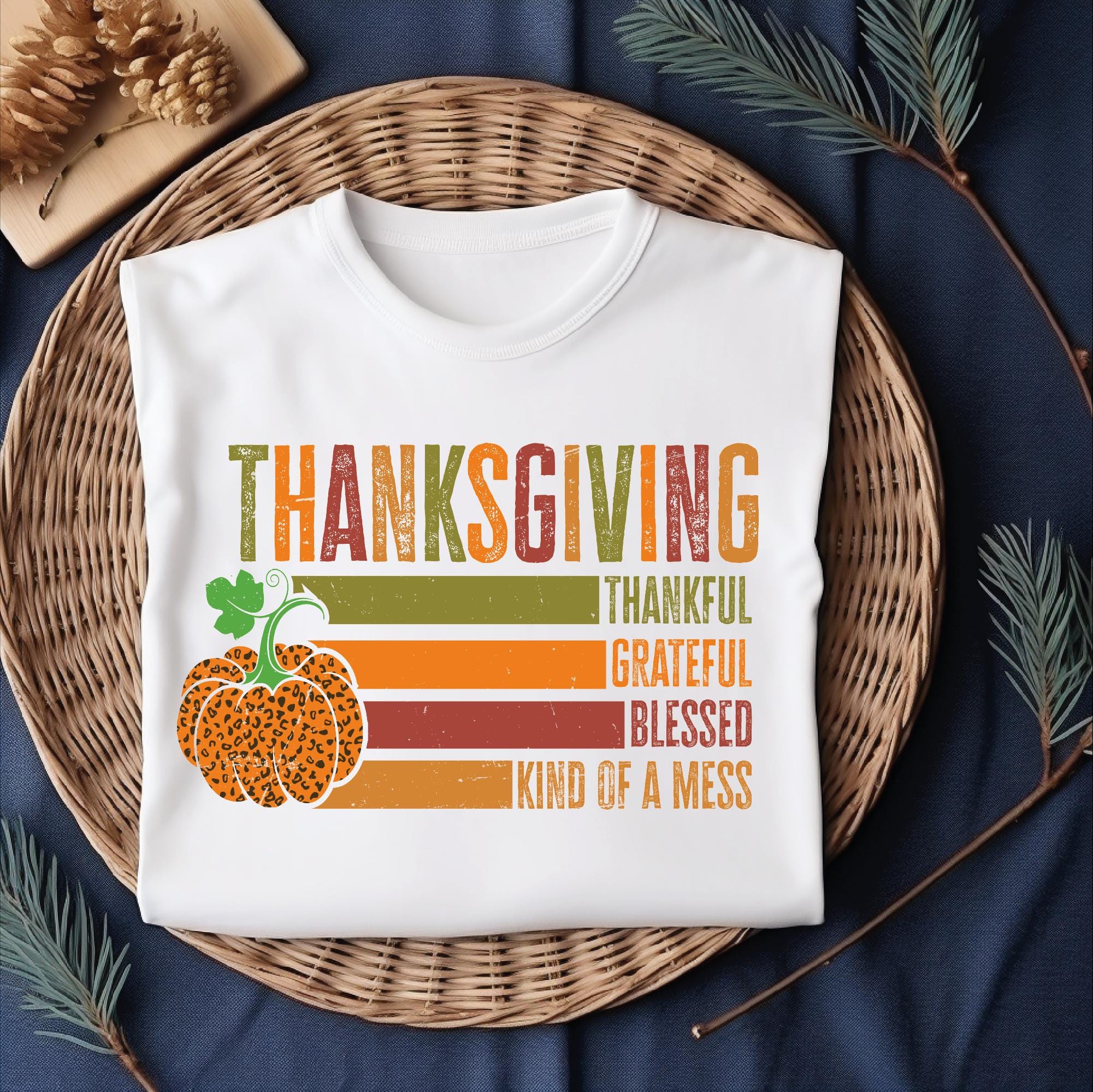 Retro Thanksgiving Dtf Transfer, Thanksgiving Grateful Dtf Transfer ...