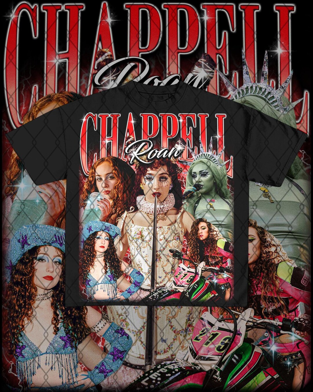 Chappell Roan PNG Digital Download, DTF Transfer Print, Bootleg Shirt ...