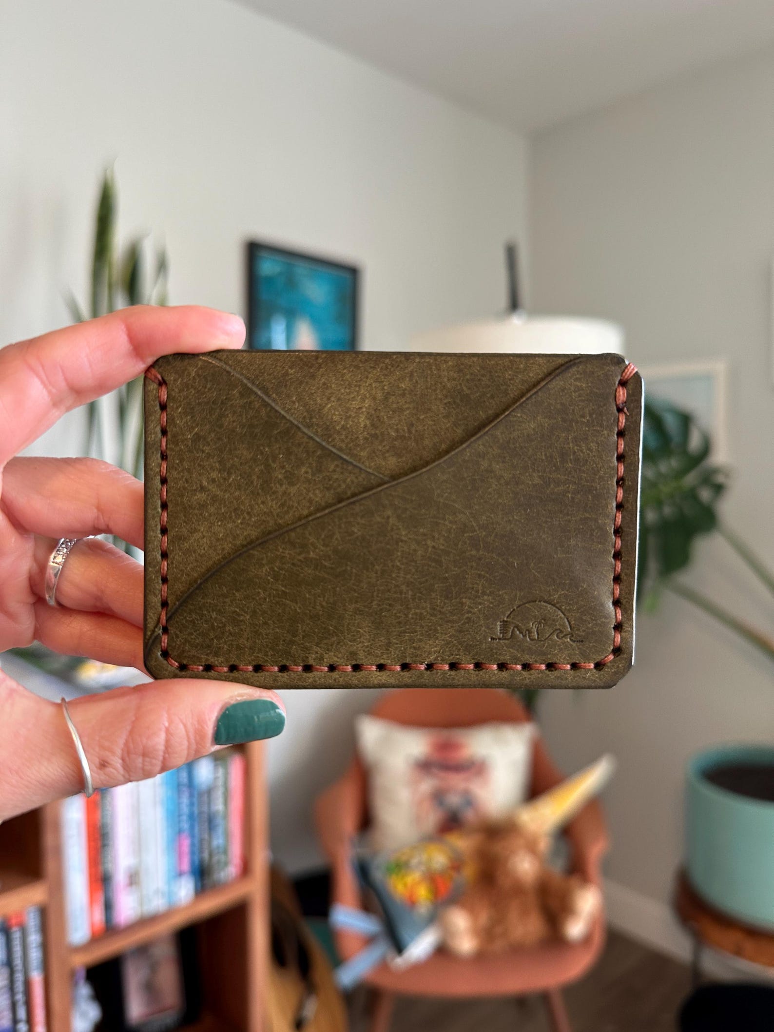 8 Card Leather Minimalist Card Holder - Etsy
