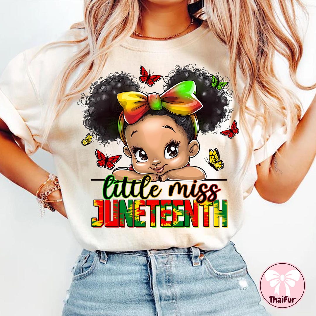 Little Miss Juneteenth Png, Juneteenth Black Girl Png, Juneteenth 1865 ...