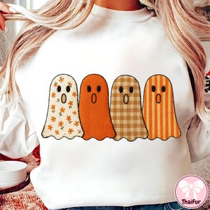 Preppy Floral Ghost Png, Floral Ghost Png, Fall Ghost Png, Autumn Png ...