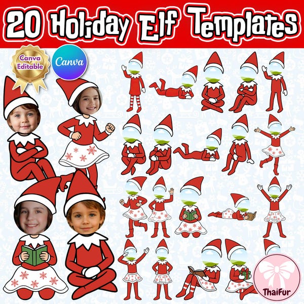 Faceless Elf Template - Etsy