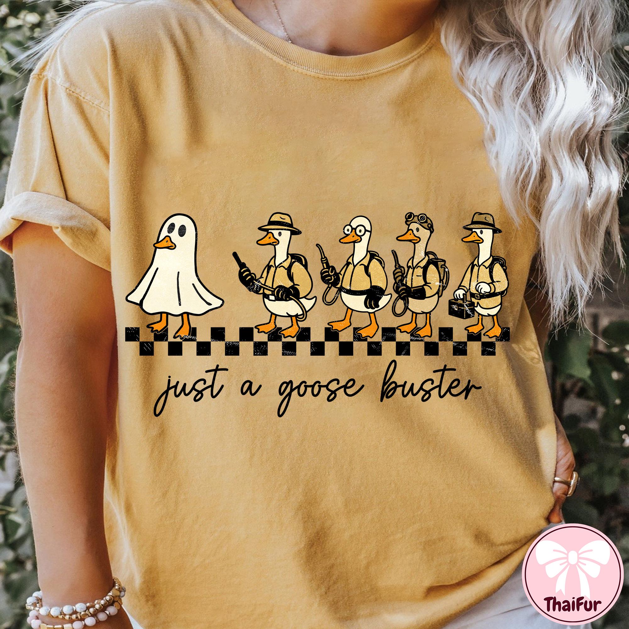 Just a Goose Buster PNG, Funny Halloween Goose Png, Goose in Halloween ...