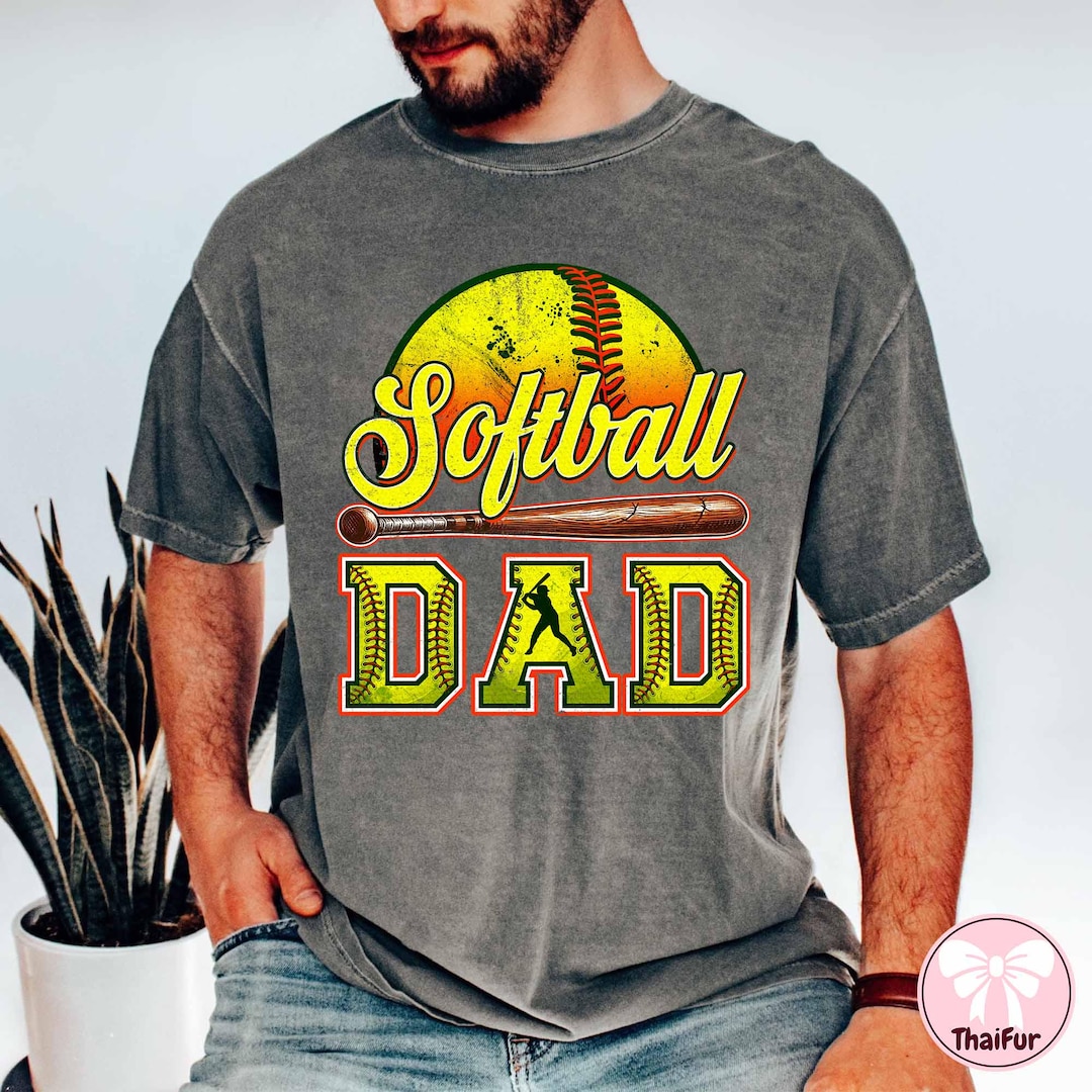 Retro Softball Dad Png, Softball Dad Like A Baseball Dad but With ...