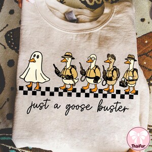 Just a Goose Buster PNG, Funny Halloween Goose Png, Goose in Halloween ...