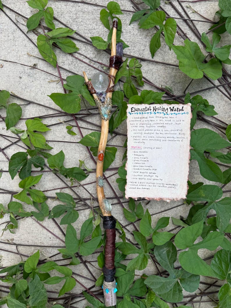One-of-a-kind Magic Elemental Healing Wand - Etsy