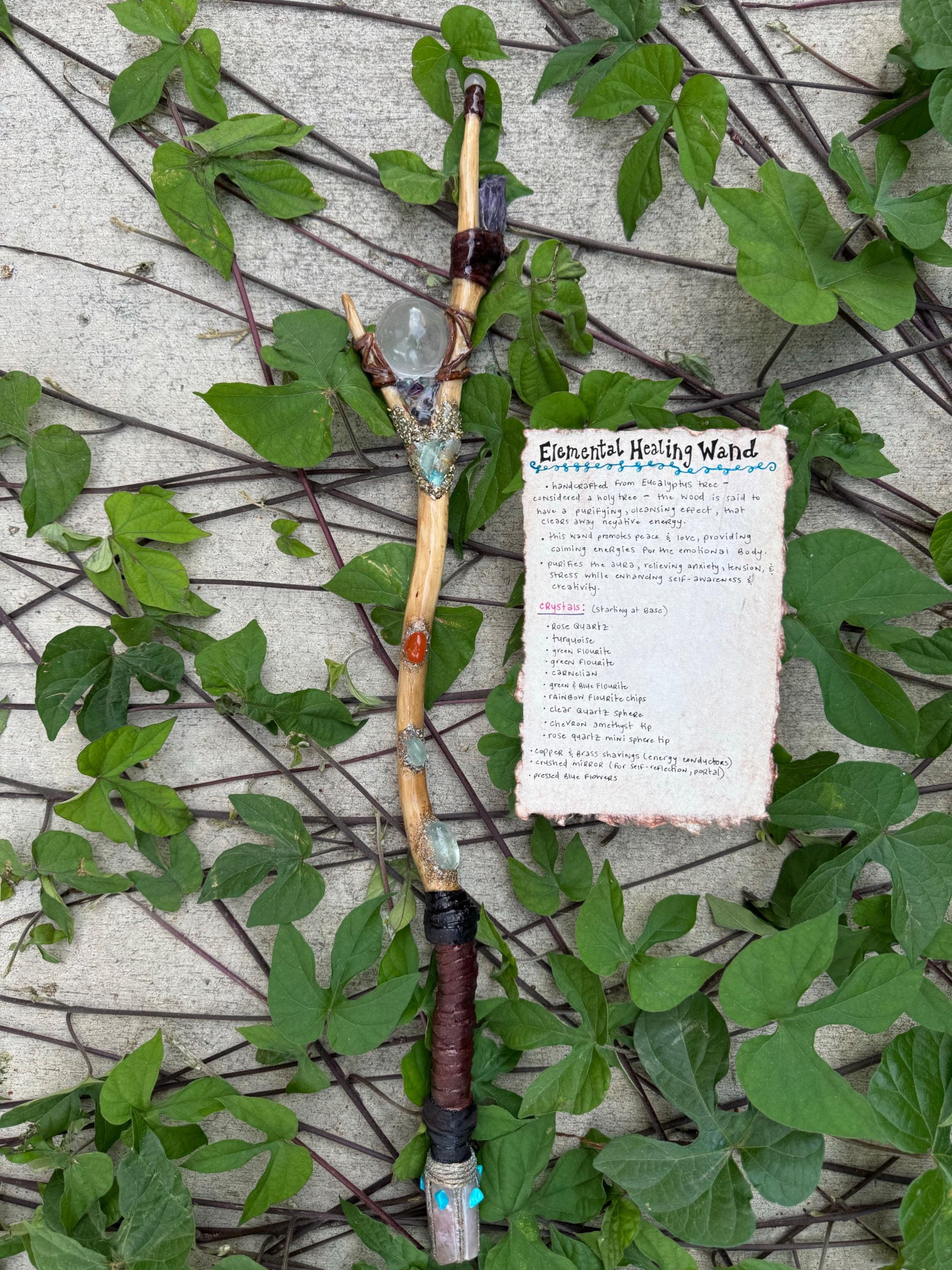 One-of-a-kind Magic Elemental Healing Wand - Etsy
