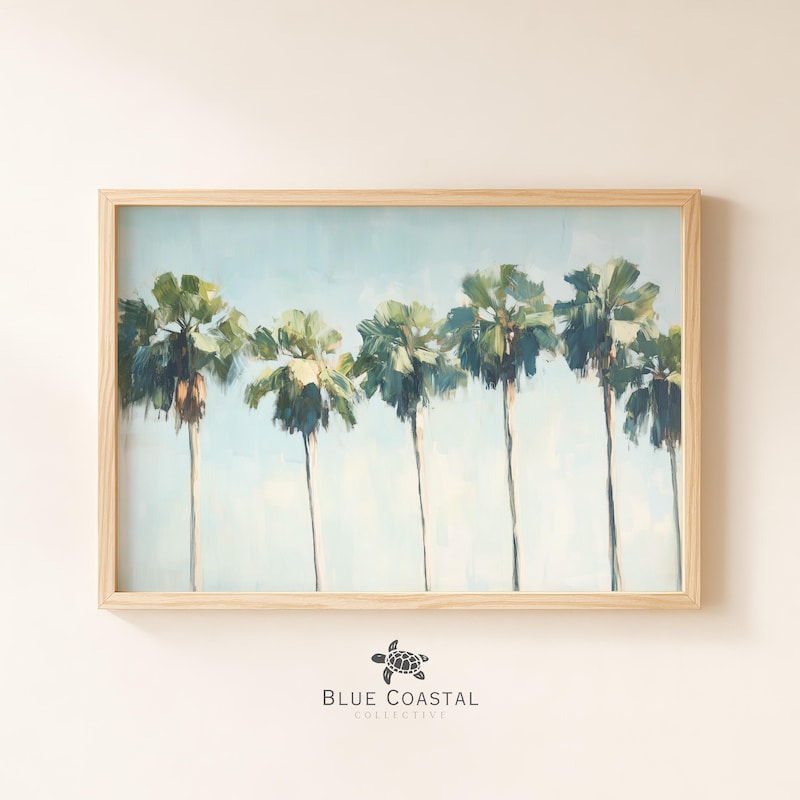 Car Palm Tree Print - Etsy