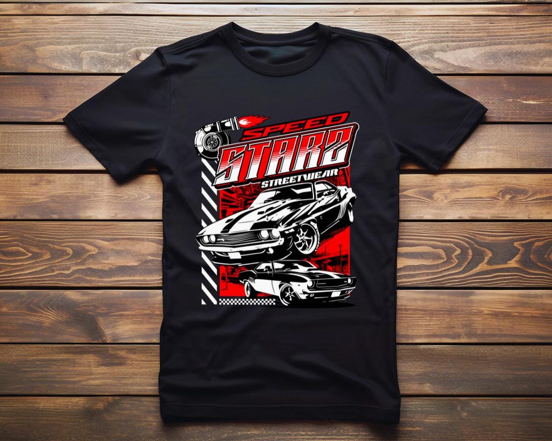 Speed Starz T-shirt Vintage Car Culture Tee Hotrod & Sports Car Apparel ...