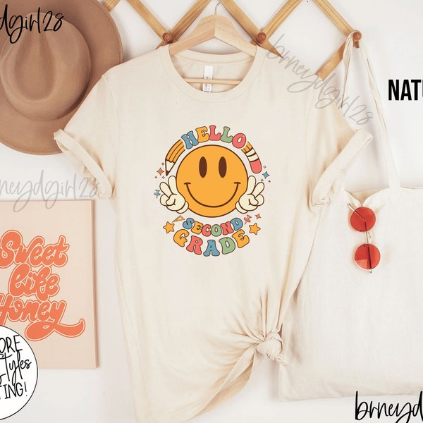 2nd Grade Smiley Face Svg - Etsy