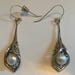 Noa Zuman Sterling Silver 925 Scroll Design Pearl Earrings - Etsy