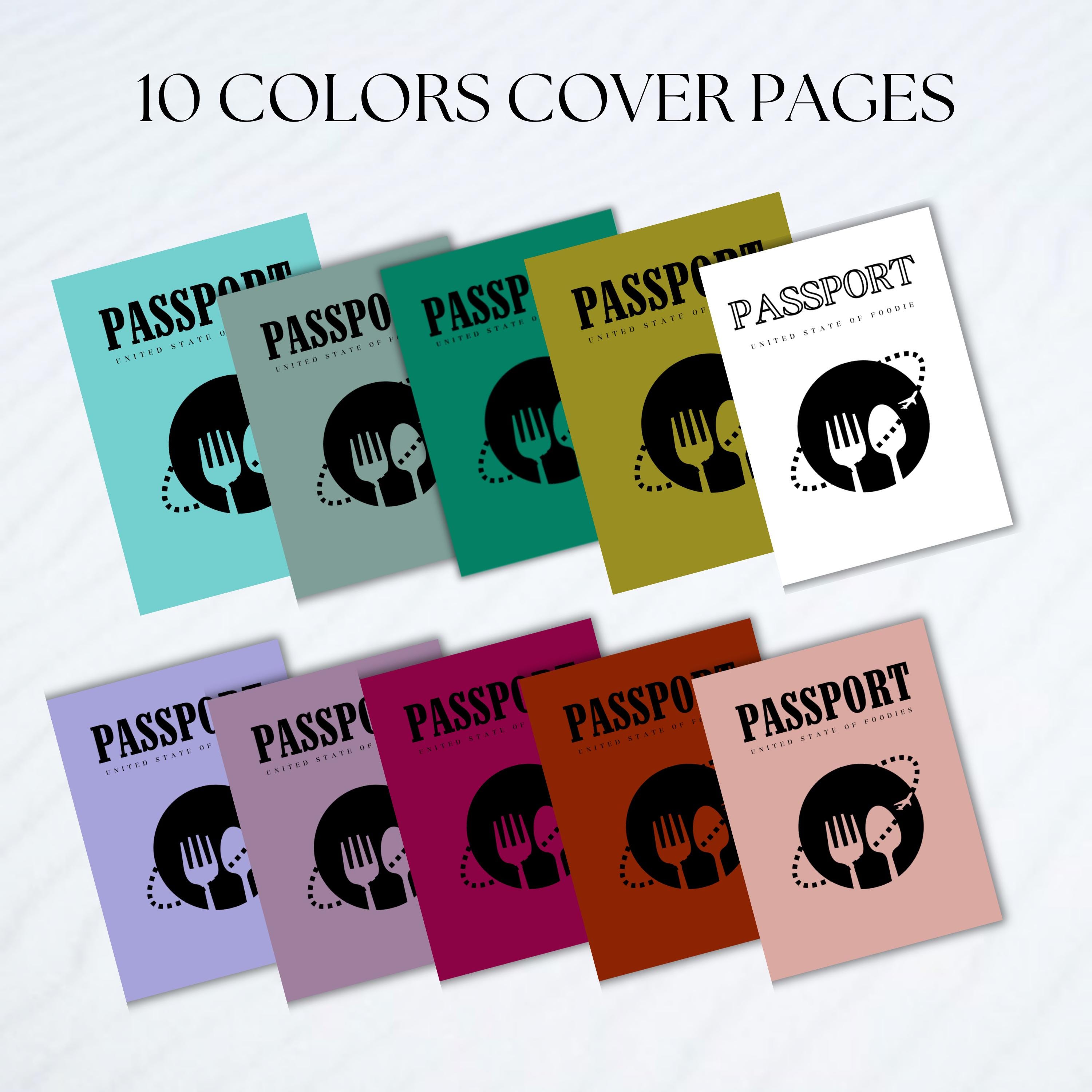 Printable Food Passport, Eatery Around the World, Food Festival Idea ...