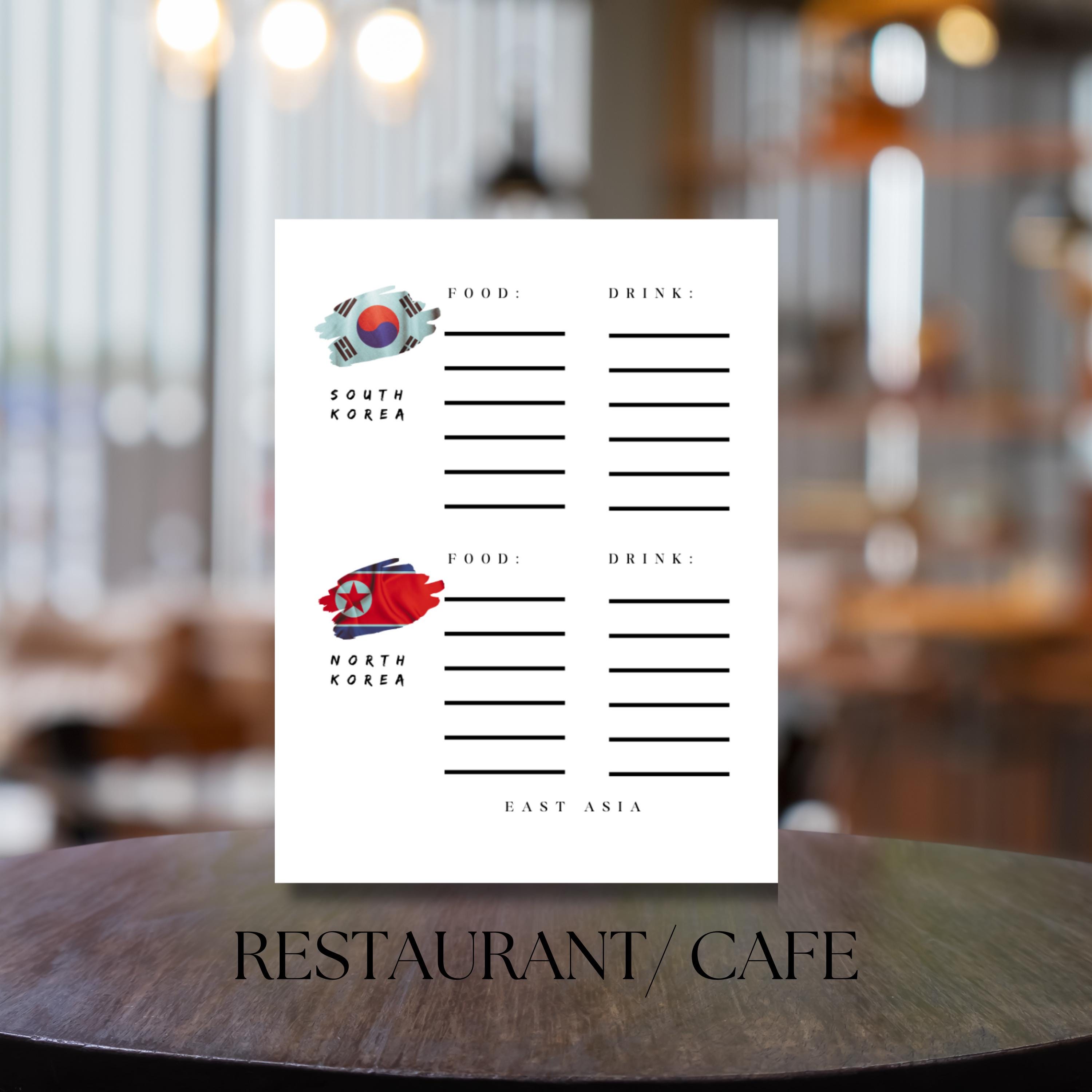 Printable Food Passport, Eatery Around the World, Food Festival Idea ...