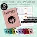 Printable Food Passport, Eatery Around the World, Food Festival Idea ...