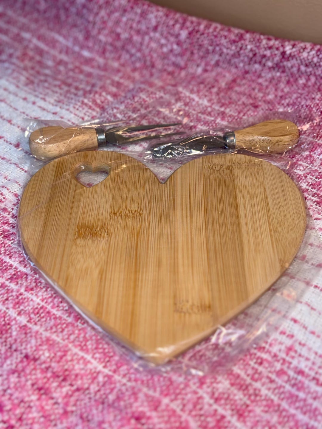 Cutting Board | Wood Heart Shaped Cutting Board | Wood Heart Serving ...