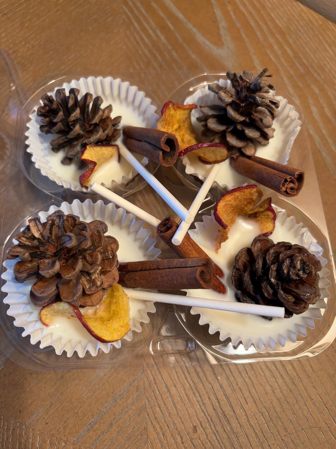 Handmade Natural Fragrance Wax Fire Starters | Four Pack | Scented ...