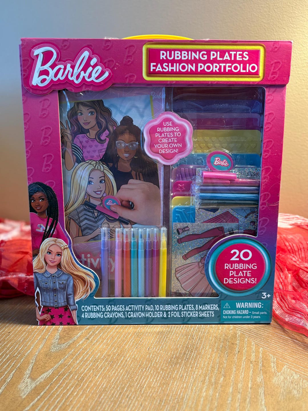 Art Activaty Kit | Barbie Rubbing Plates Fashion Portfolio | Fashion ...