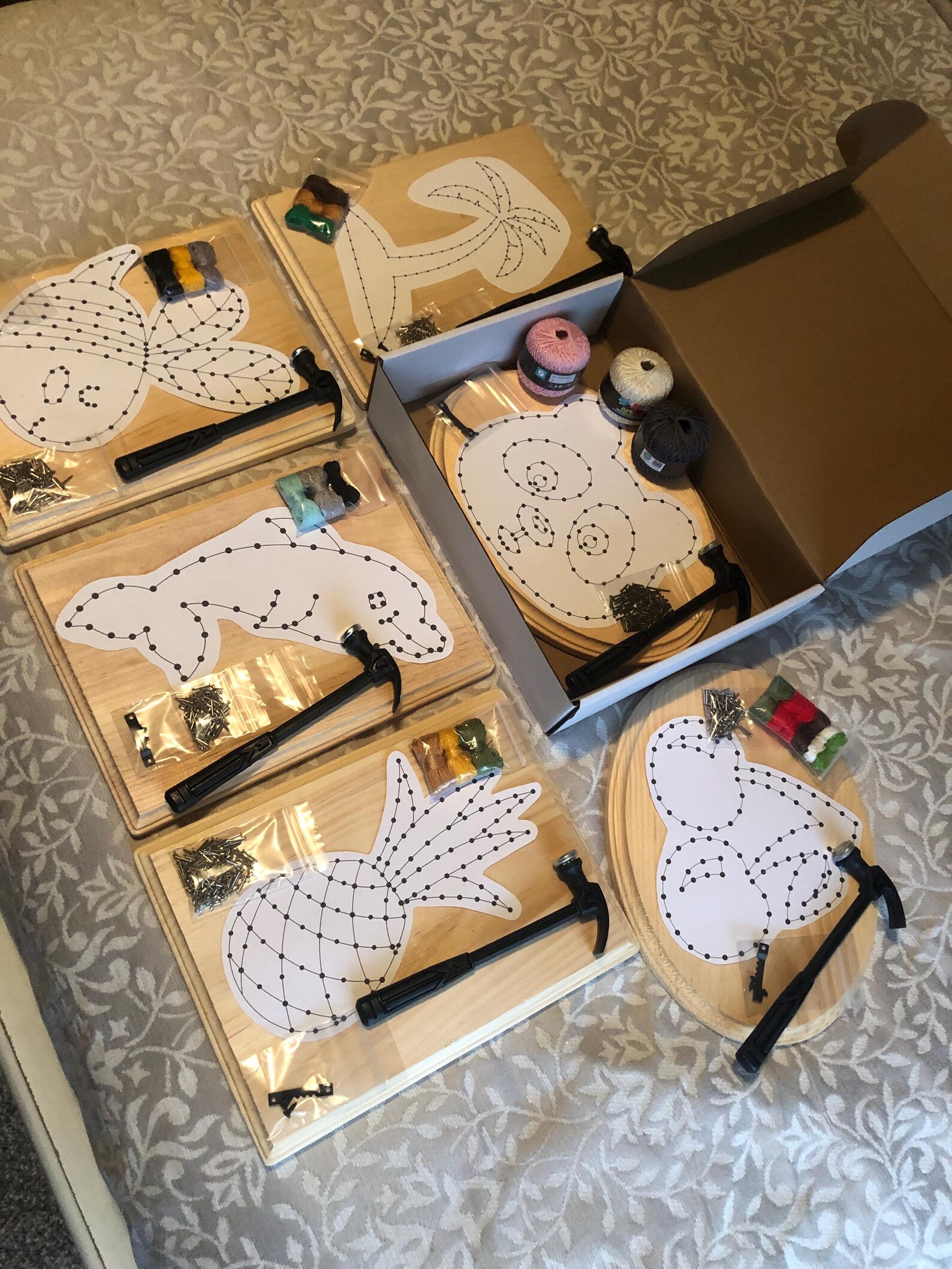 String Art Kits - Complete Stringart Set in Gift Box | - Etsy