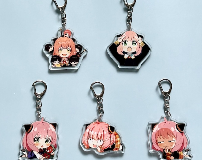 Anya Keychain - Etsy