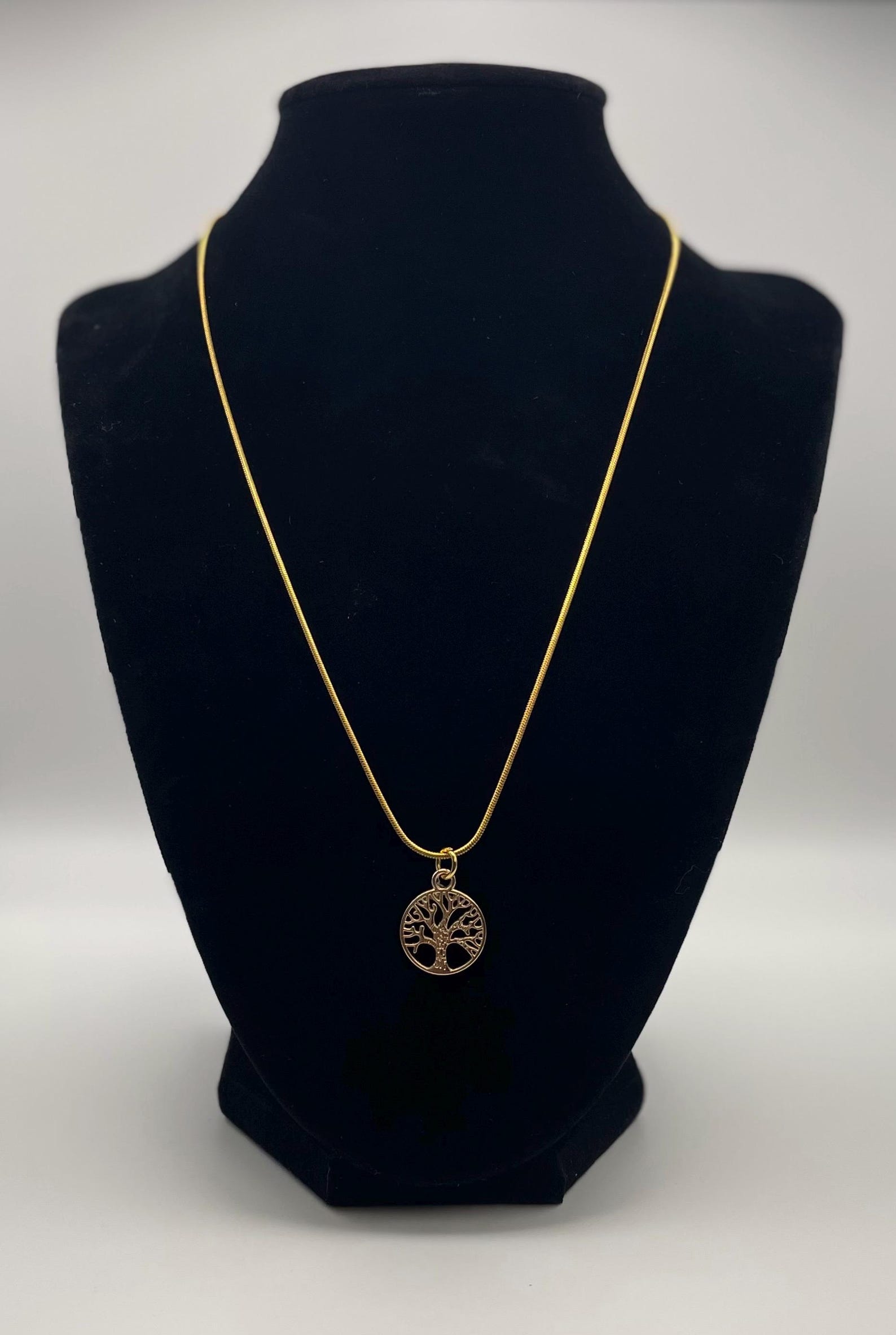 Silver or Gold Tree of Life Pendant Necklace – Minimalist ...