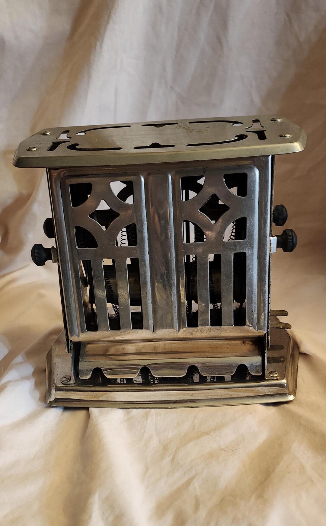 Manning Bowman Vintage Non-working Rustic Chrome Toaster, Kitchen Decor ...