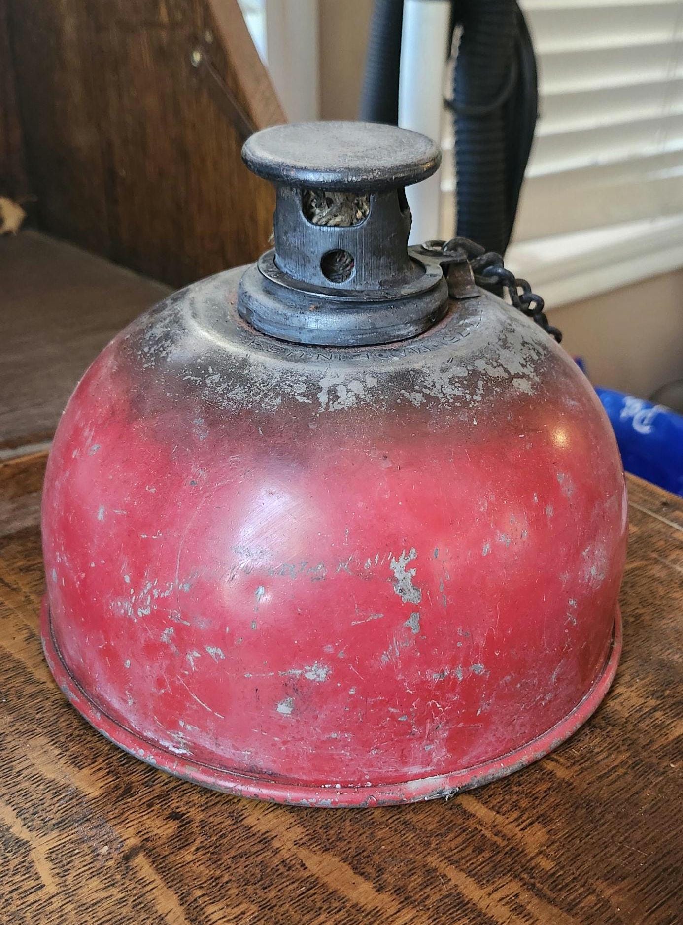 Candy Apple Red, Vintage Dietz Kerosene Highway Torch Smudge Pot ...