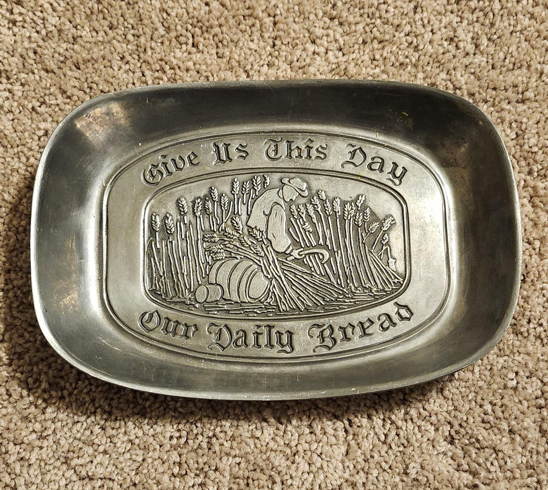 Duratale by Leonard, Give Us This Day Our Daily Bread, 9.25 Inch Oval ...