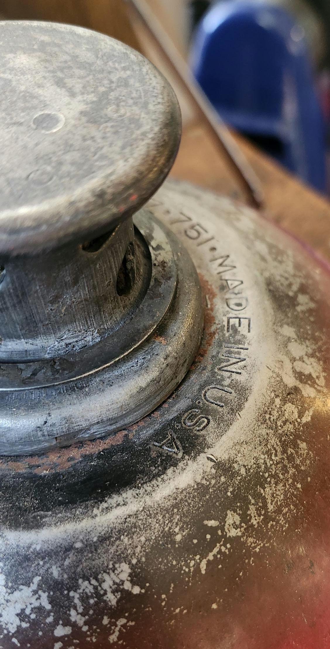 Candy Apple Red, Vintage Dietz Kerosene Highway Torch Smudge Pot ...