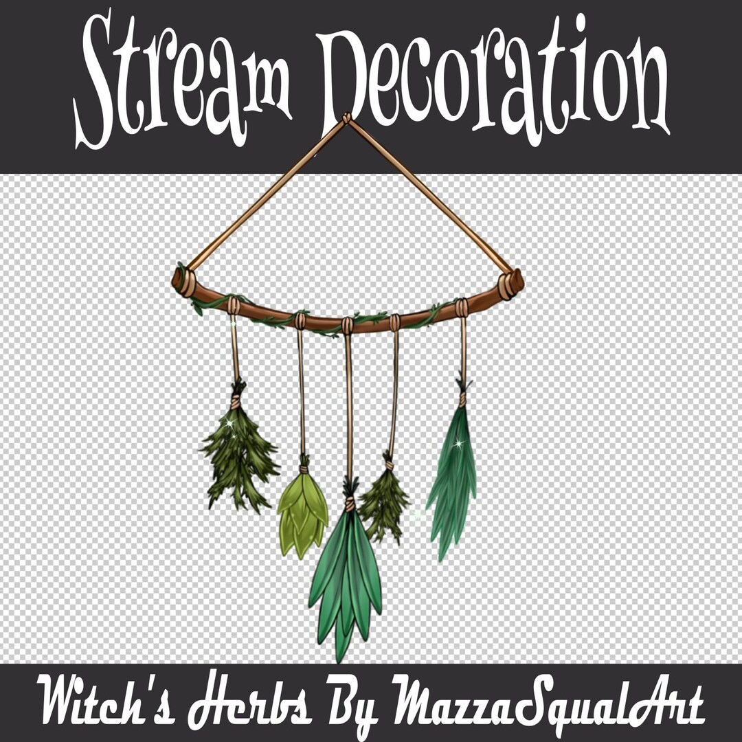 2 Animated Witch's Herbs Stream Decoration, Scary Halloween Asset ...