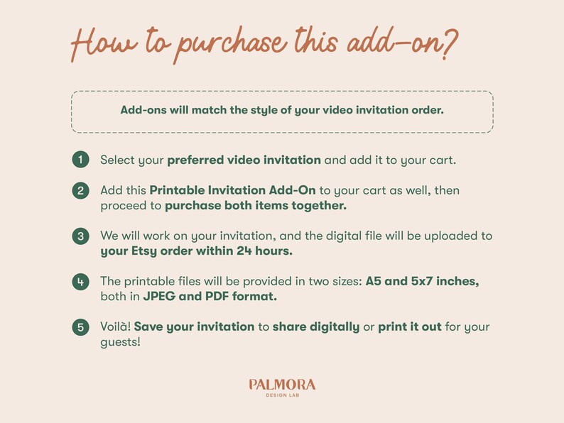 Add-on: Printable Invite, Digital Invitation Printables, Hand-drawn ...