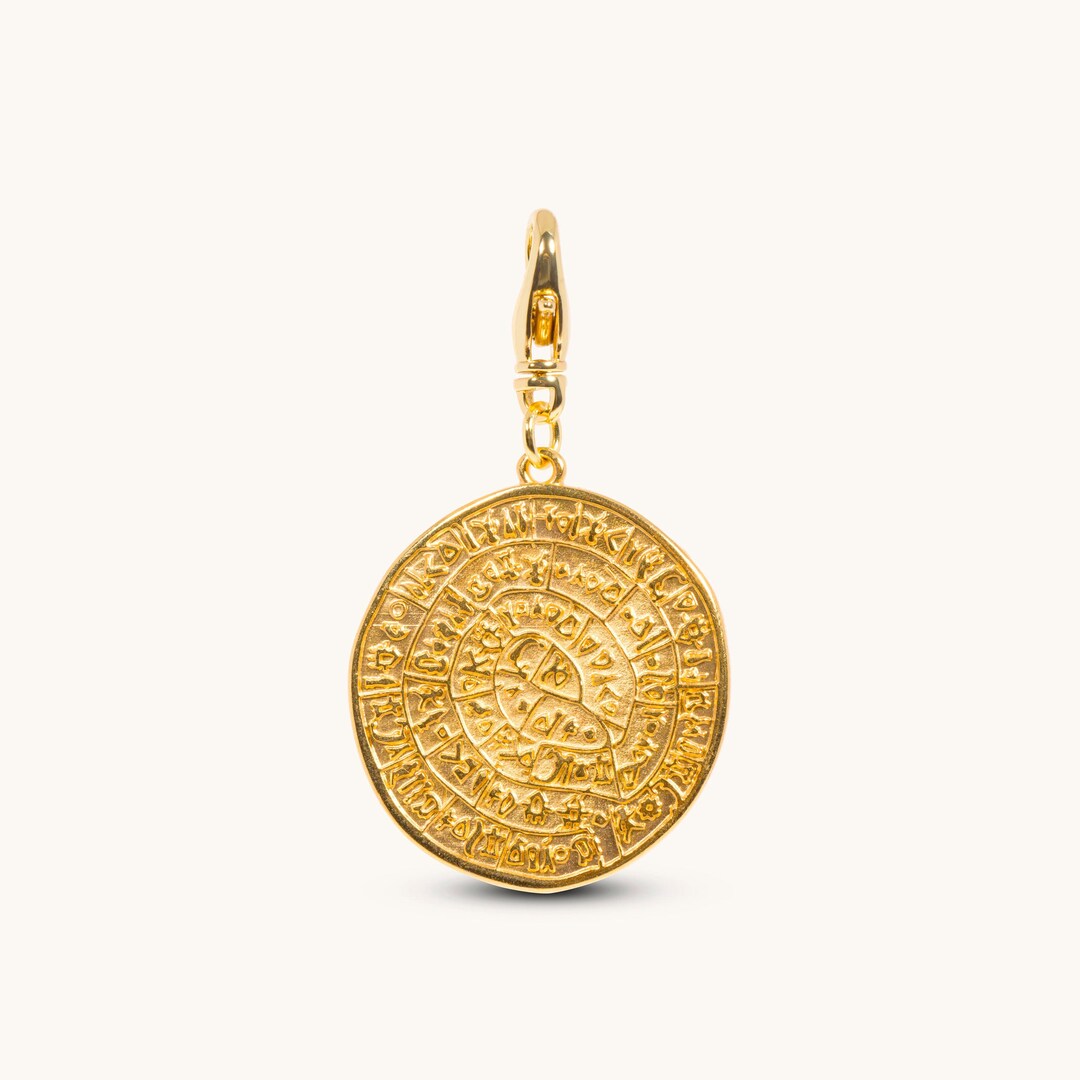 Phiastos Disc Clip on Amulet - Etsy