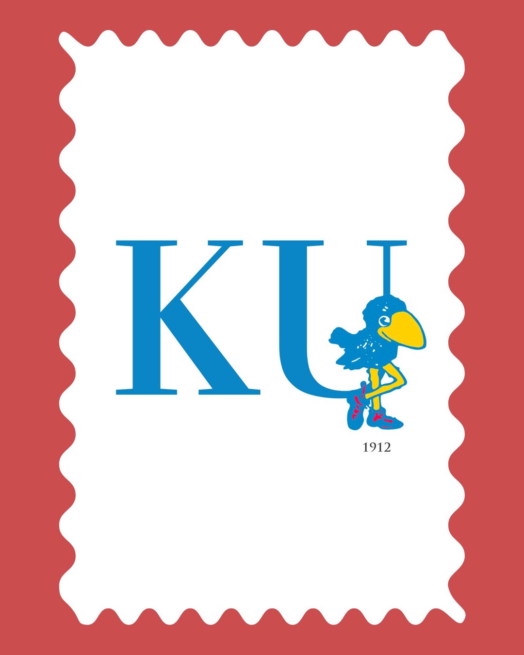 KU College Print - Etsy