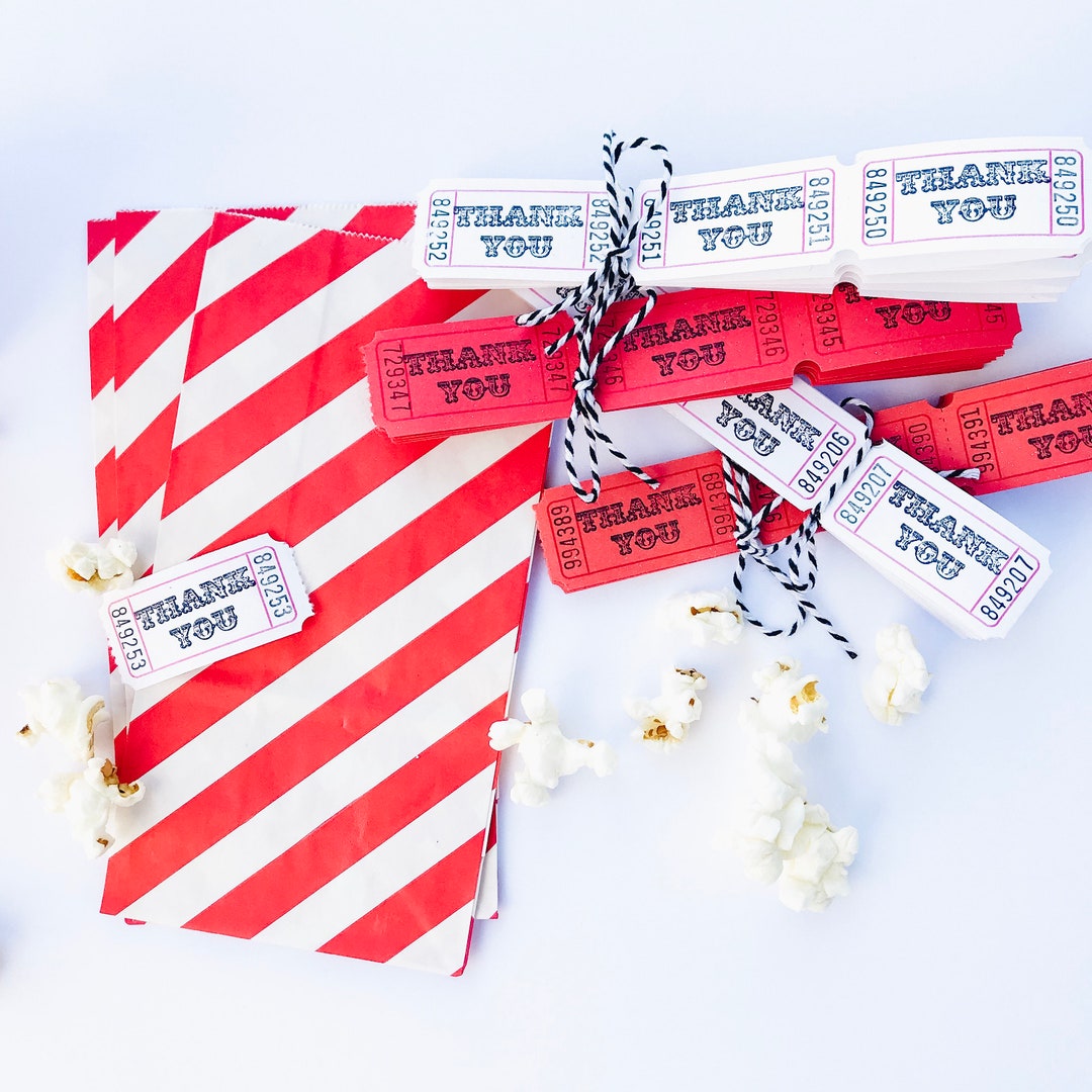 Thank You Ticket - Thank You Carnival Ticket - Thank You Mini Ticket ...