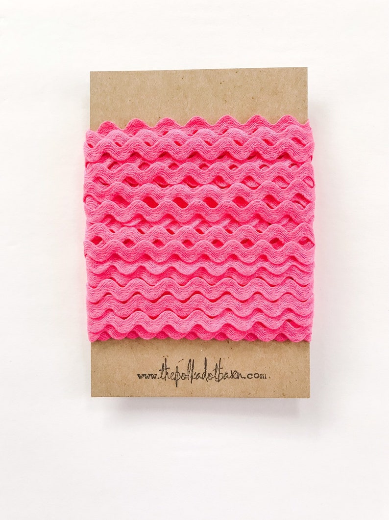 Hot Pink Ric Rac Hot Pink Ric Rac 1/2 Inch Ric Rac - Etsy