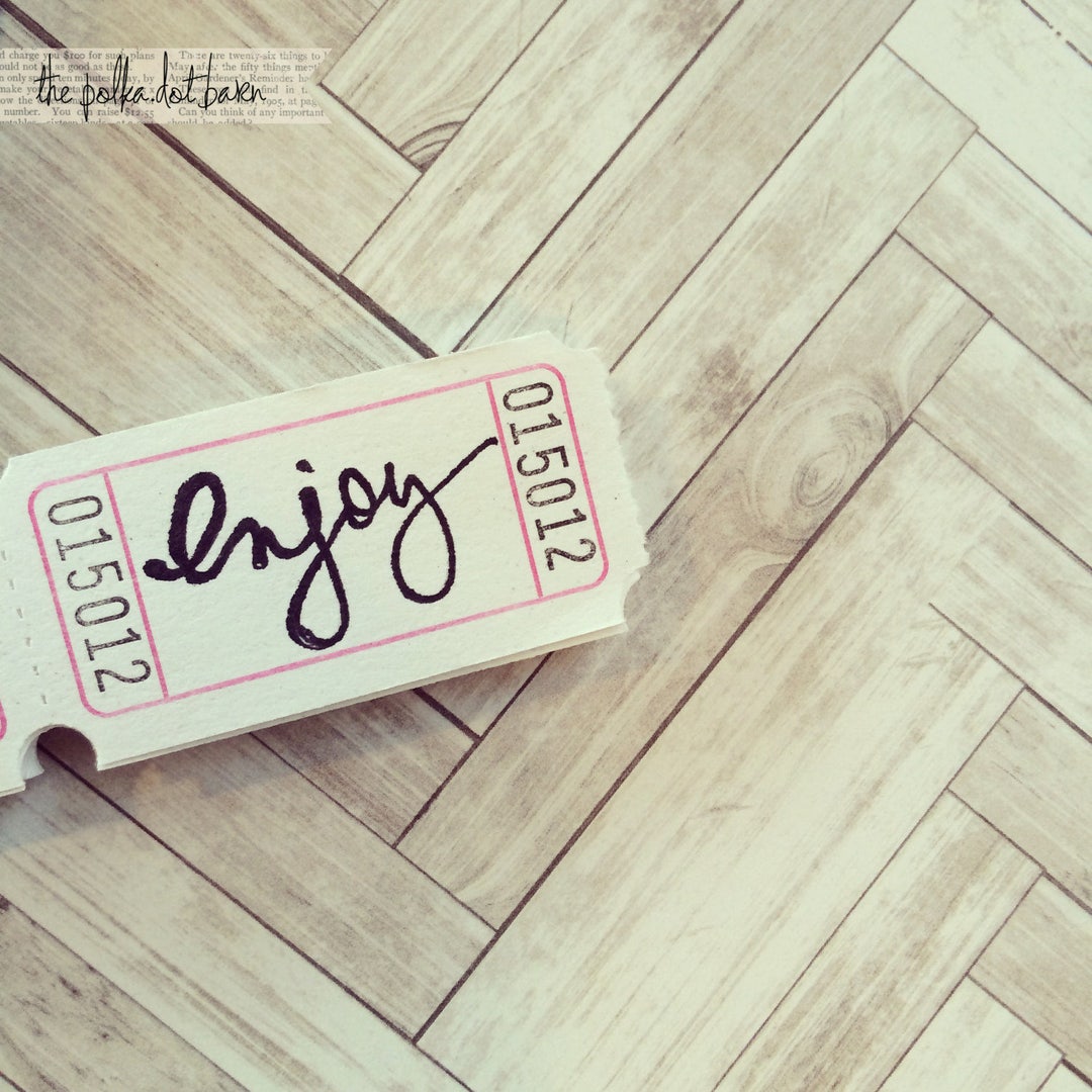 ENJOY Tickets-party Tickets-wedding Tickets-pretty Packaging-tickets ...