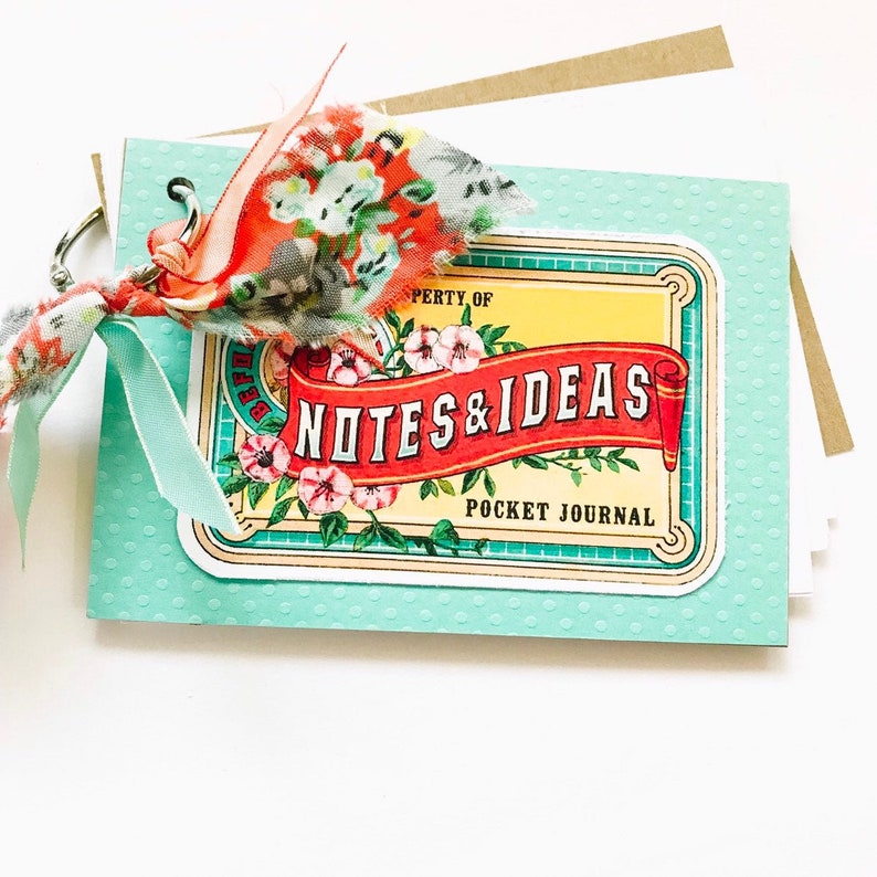 Handmade Notebook Notes and Ideas Mini Notebook Kraft - Etsy