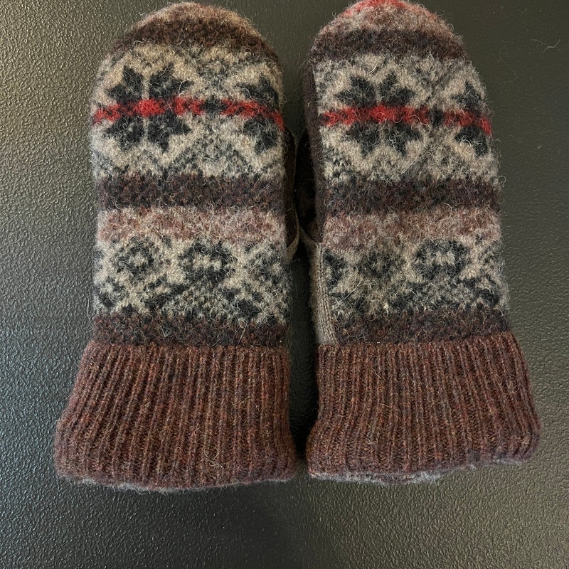 Wool Sweater Mittens - Etsy