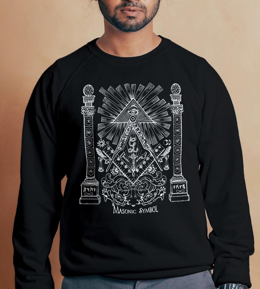 Masonic Symbol Sweatshirt, Masonic Sweatshirt, Gift for Him, Sweater ...