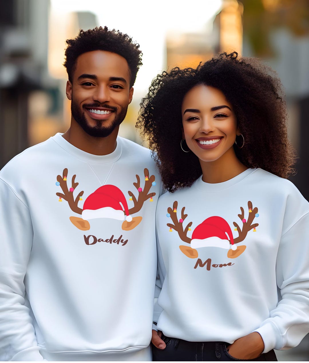 Personalized Christmas Sweater, Christmas Sweater, Christmas Reindeer ...