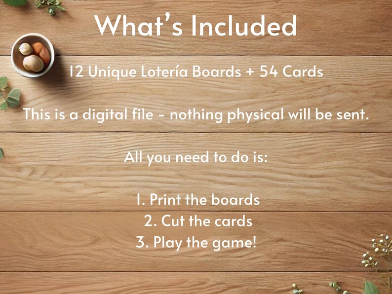 Editable Loteria Game Template | Family Game | Complete Set | Mexican ...