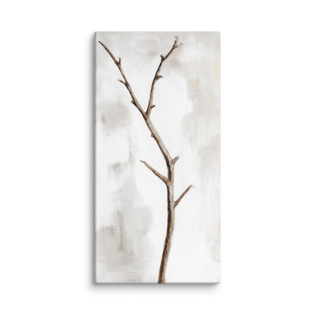 Minimalist Twig Wall Art Print Nature-inspired Modern Art Rustic Décor ...
