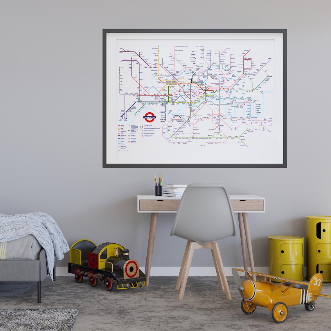 Official Tfl Tube Map (retail Version) - Etsy UK