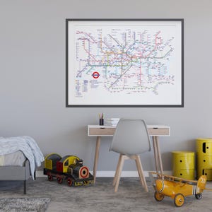 Official Tfl Tube Map (retail Version) - Etsy UK