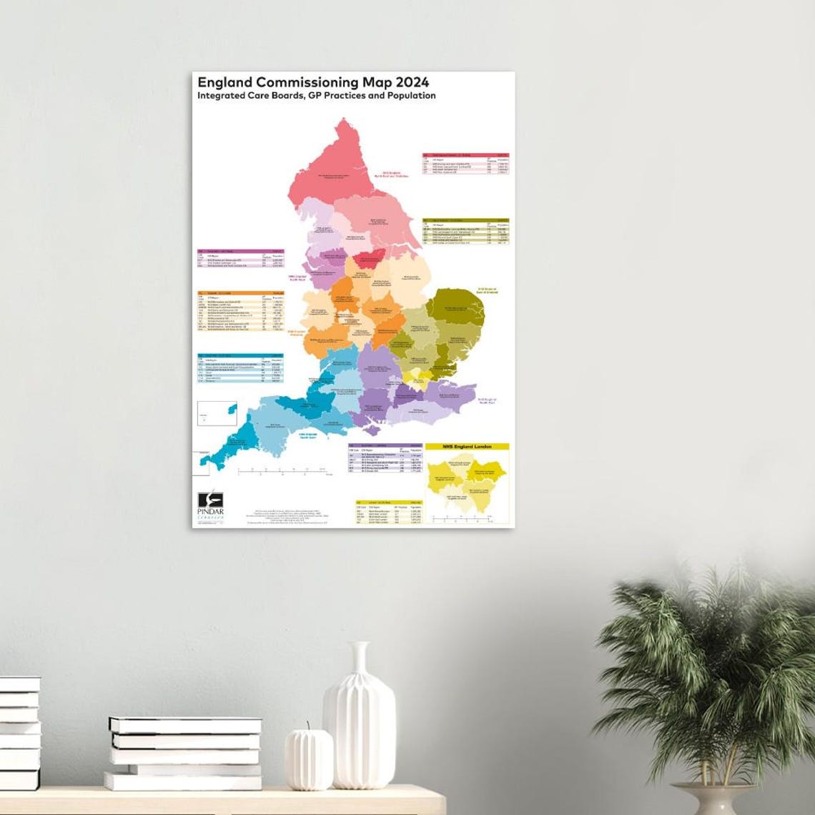 Integrated Care Boards (ICB) Map - Etsy