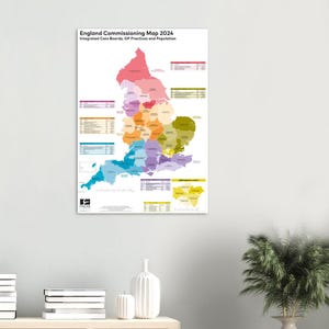 Integrated Care Boards (ICB) Map - Etsy