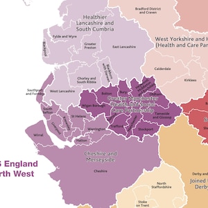 Clinical Commissioning Groups (CCG) Map - Etsy