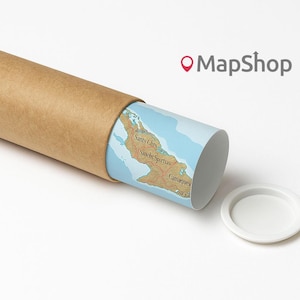 Peters Equal Area World Map (political) - Etsy
