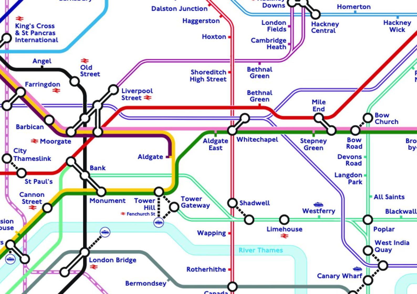 Official Tfl Tube Map (retail Version) - Etsy UK