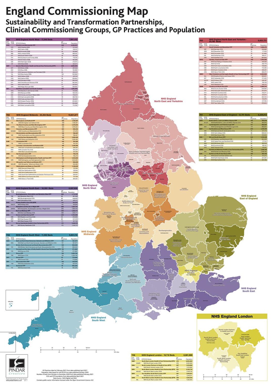 Clinical Commissioning Groups (CCG) Map - Etsy UK